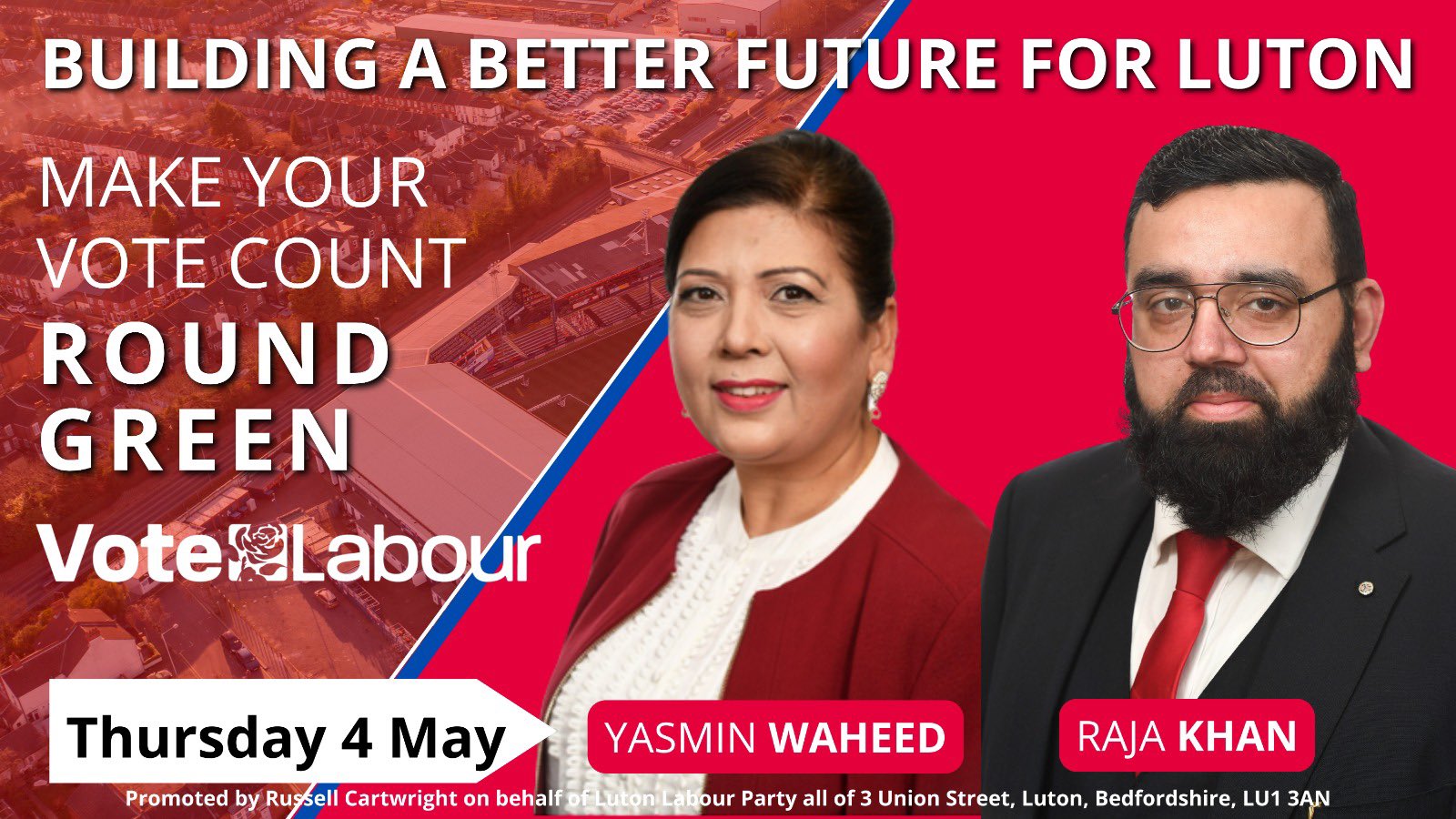 Luton Labour on Twitter: "Raja Khan - @unitetheunion member, barrister, school governor, wants ...