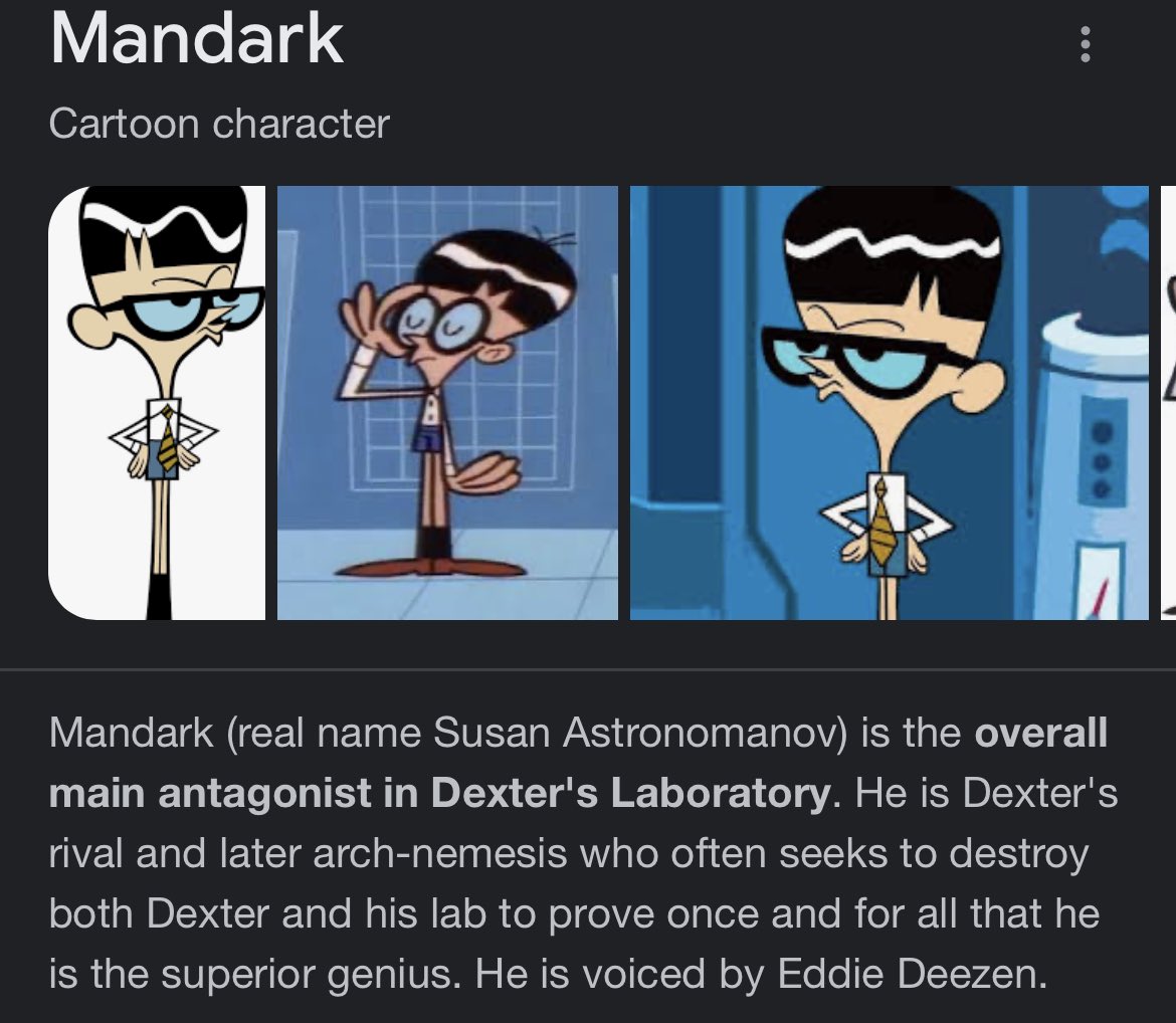 Dexters Laboratory Mandark Susan