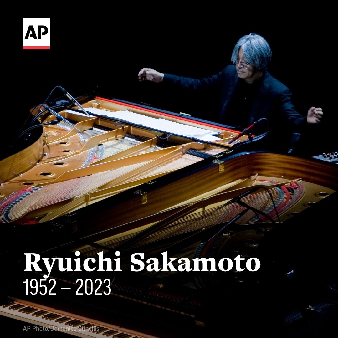 The Associated Press on Twitter: "Ryuichi Sakamoto, a world-renowned Japanese musician and actor ...