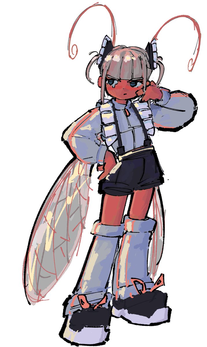 「Insect girl...」|Souupboxのイラスト