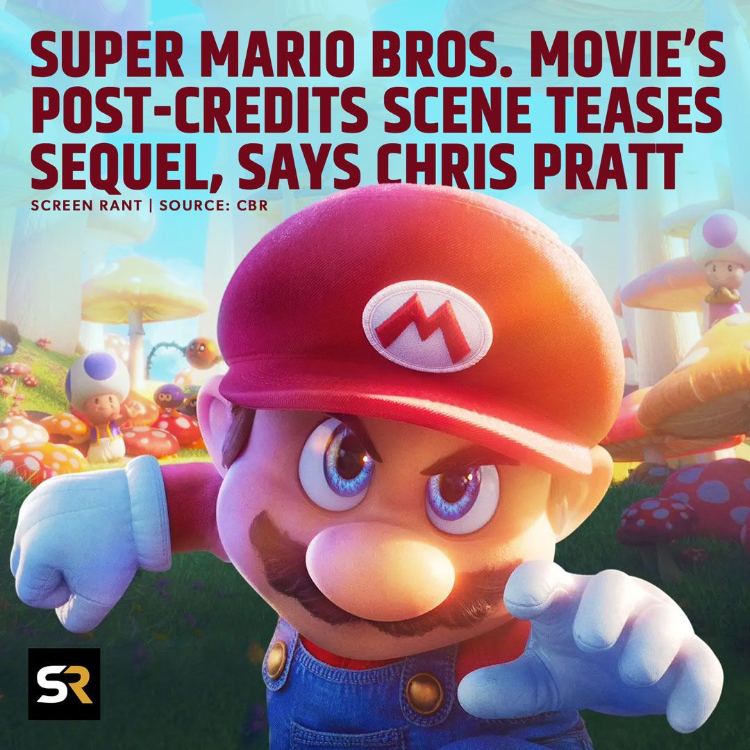 Get ready for the Super Mario Cinematic Universe. 😆 Chris Pratt reveals ...