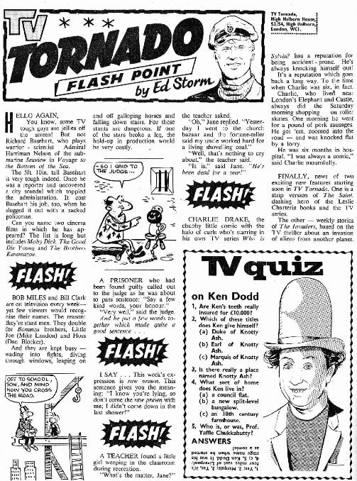 Graeme Wood on Twitter: "RT @woodg31: From April 1967 TV TORNADO WEEKLY features The Saint! The ...