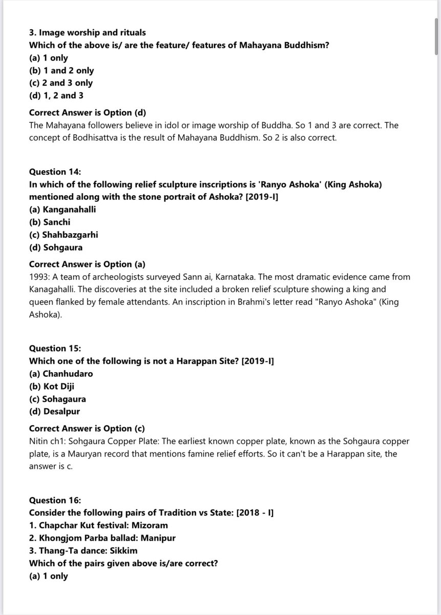 Ancient History PYQ [1995 - 2021] One of the most crucial aspects of ...