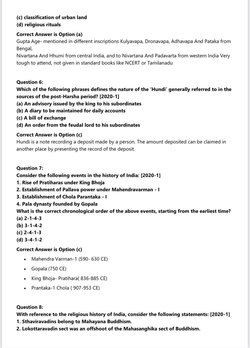 Ancient History PYQ [1995 - 2021] One of the most crucial aspects of ...