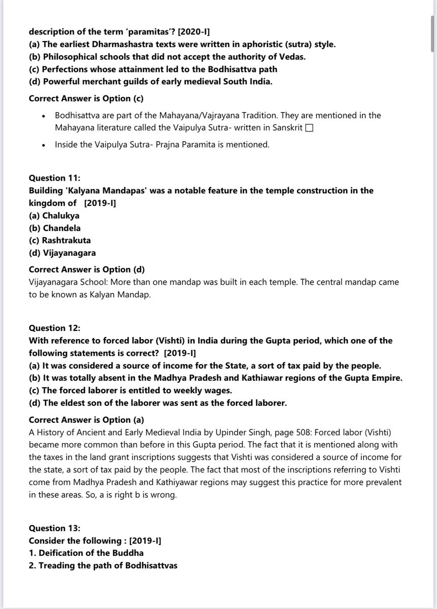 Ancient History PYQ [1995 - 2021] One of the most crucial aspects of ...