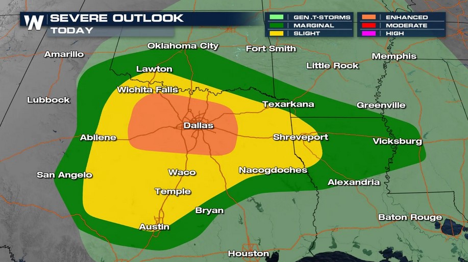 Weathernation On Twitter Severe Storms Take Aim At North Texas Today