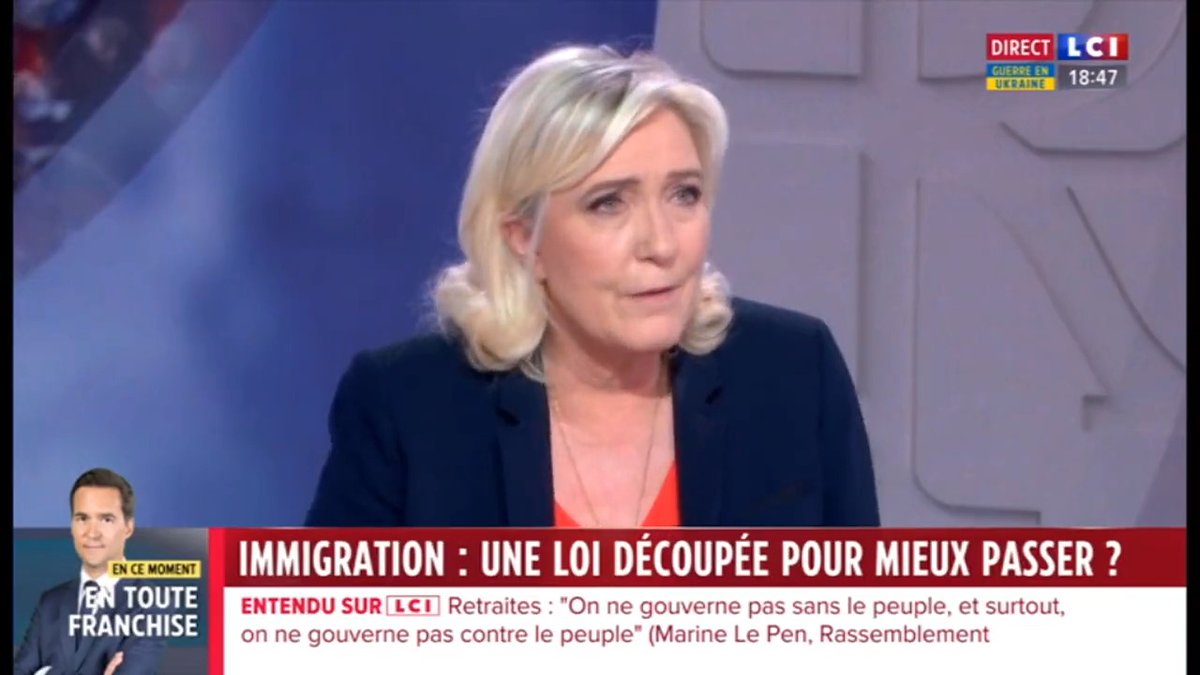 Marine Le Pen on Twitter: "📹 En 40 ans, la vague migratoire qu'a subie la France est ...