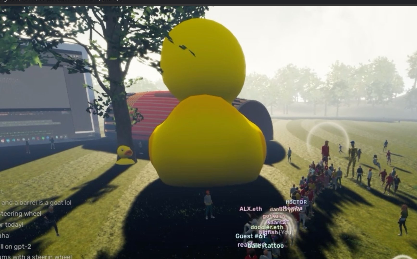 Toy Chica Inflation Blimp Why Does Freddy's Bowtie Turn Purple After