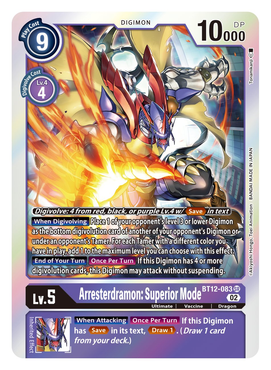 Official Digimon Card Game English Version on Twitter: "[BOOSTER ACROSS TIME [BT12] Card Reveals ...