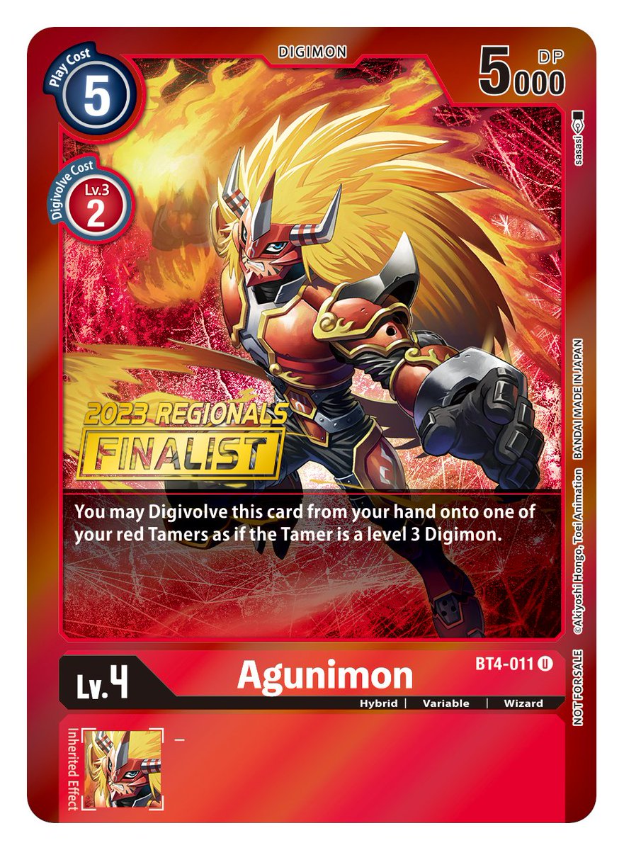 Official Digimon Card Game English Version on Twitter: "[April-May 2023 Regionals] Hello Digimon ...