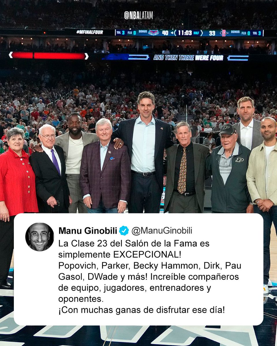 Nba Latam On Twitter El Mensaje De Manu Ginóbili Para Una