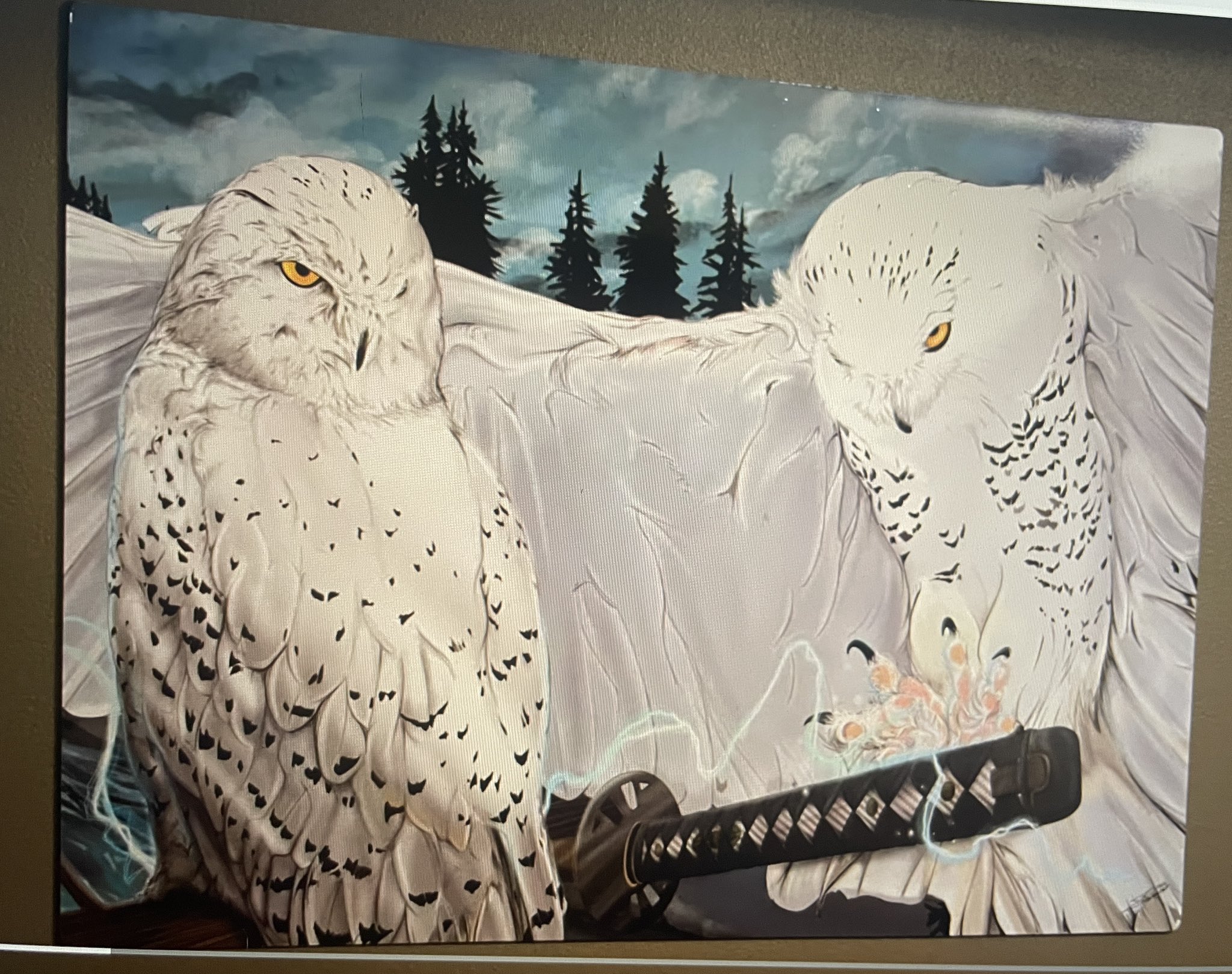 Samurai Sword Painting