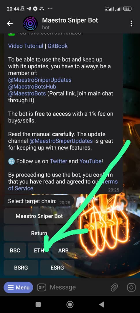 A THREAD ON HOW TO SET AND USE MAESTRO BOT FOR DEFI DEGEN TRADING 💚🔥🥰🥶 ...