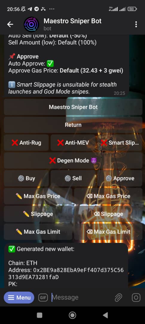 A THREAD ON HOW TO SET AND USE MAESTRO BOT FOR DEFI DEGEN TRADING 💚🔥🥰🥶 ...