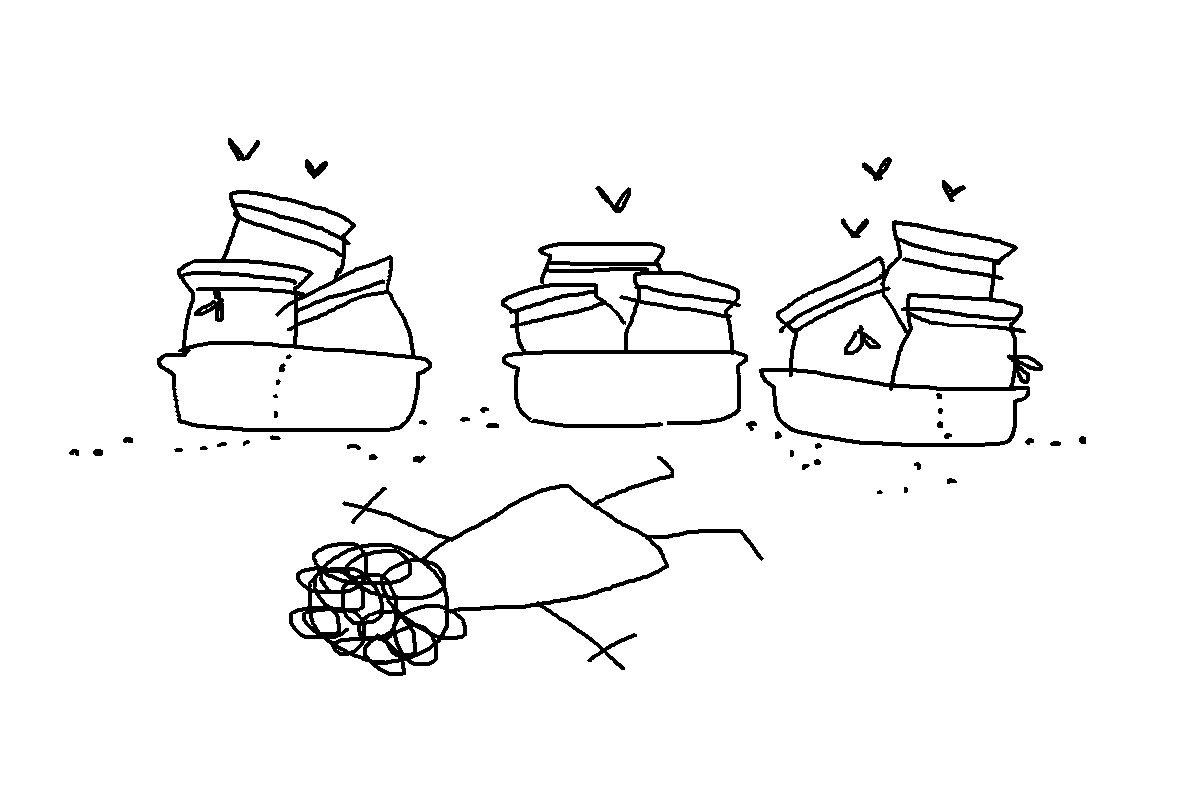 「I thought I was just goofing around by myself drawing Advent」Mosswormの漫画