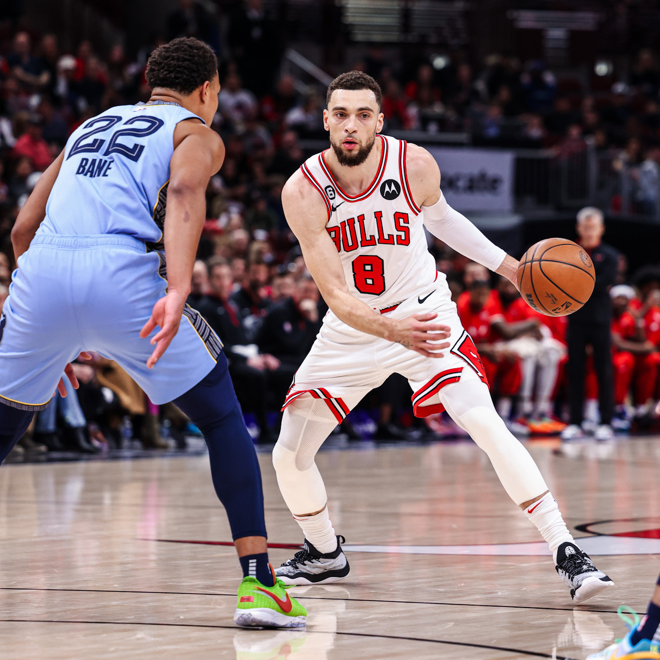 Chicago Bulls on Twitter: "Zach LaVine was scoring & serving 🥵 36 points | 13-19 FG | 9 assists ...