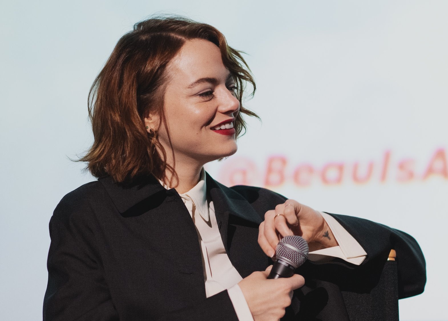 Emma Stone Side Profile