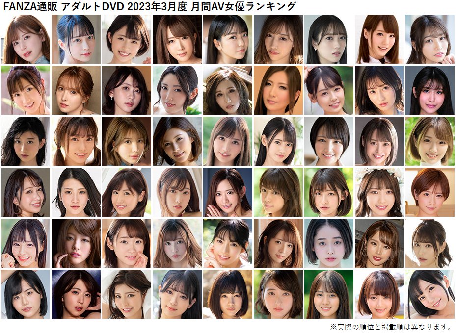 Fanza通販 On Twitter 2023年3月度 Fanza通販 アダルトdvd月間av女優ランキングを公開! T