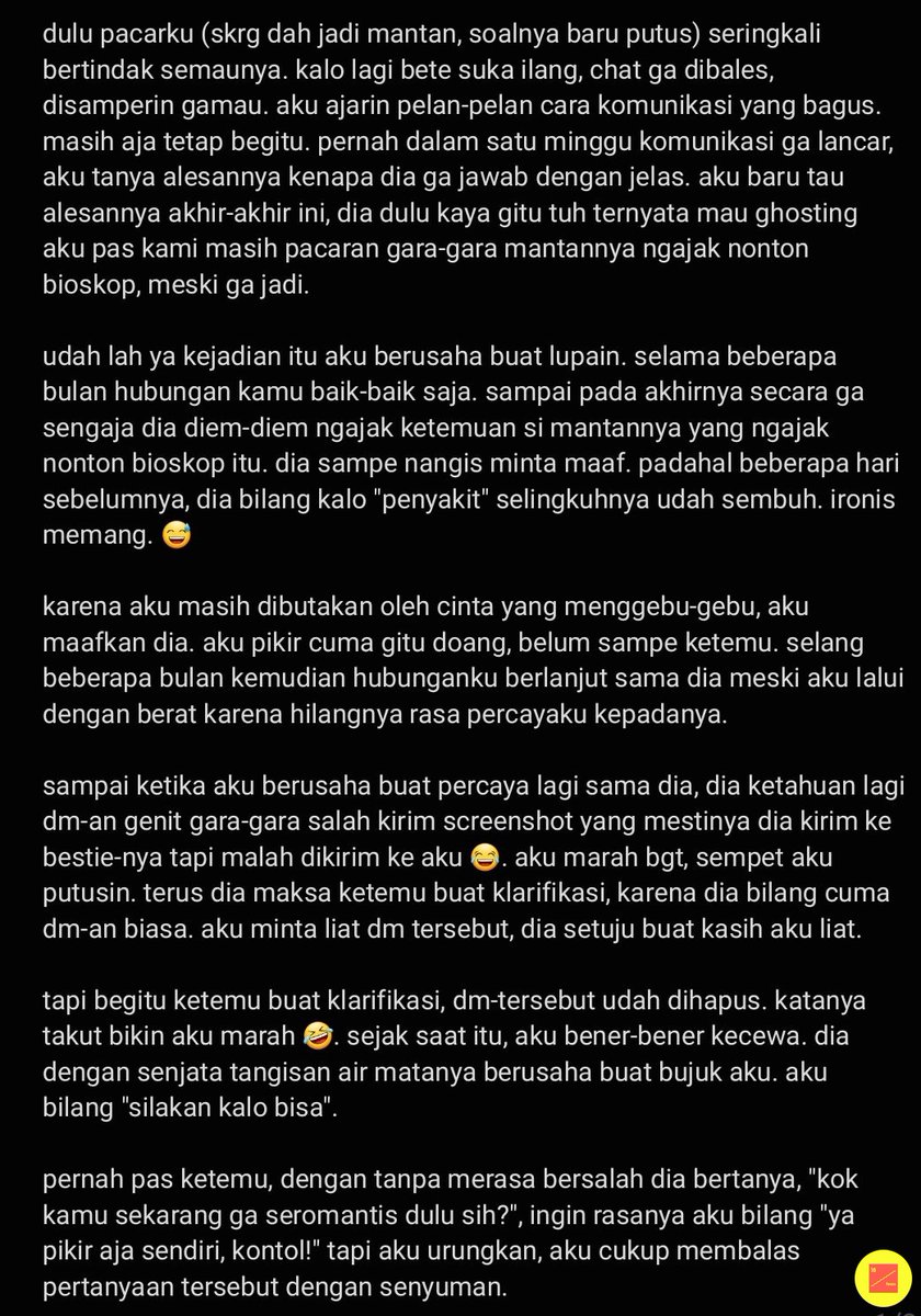 Cek Rules On Twitter 18 Curhat Saja Sejak Kejadian Yang Terakhir