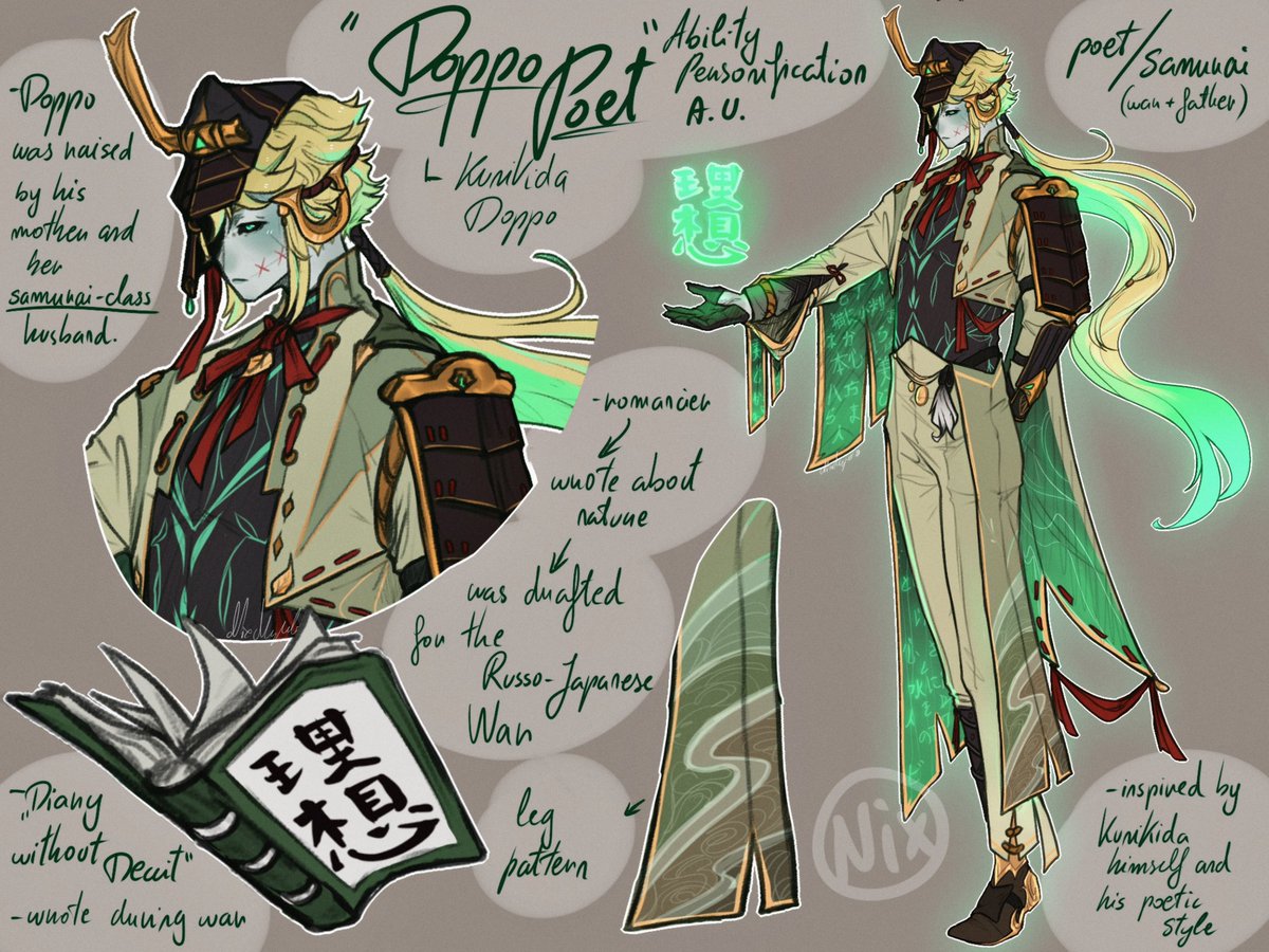 Nix on Twitter: ""Doppo Poet" is FINALLY Personified. For one, "Doppo Poet" is not a specific ...