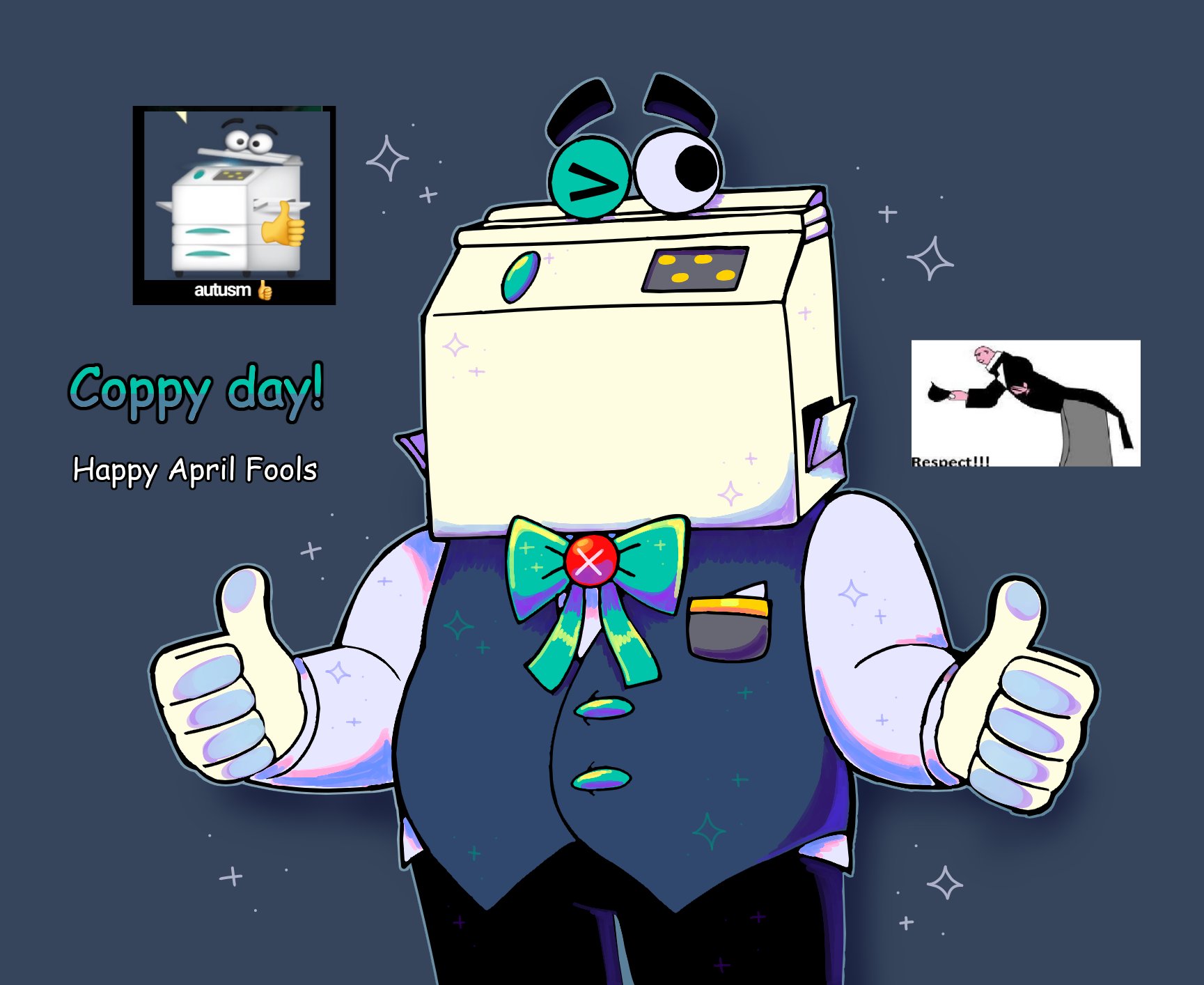 🐻 Mari #TeamAlien🛸 on Twitter: "a (Late) anniversary thing for Coppy.... he was made for April ...