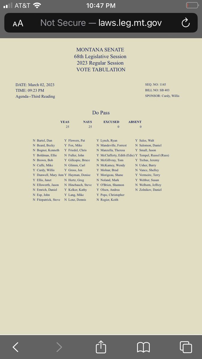 Danny Tenenbaum on Twitter: "One more cowardly MTGOP move of the 2023 session: killing ...