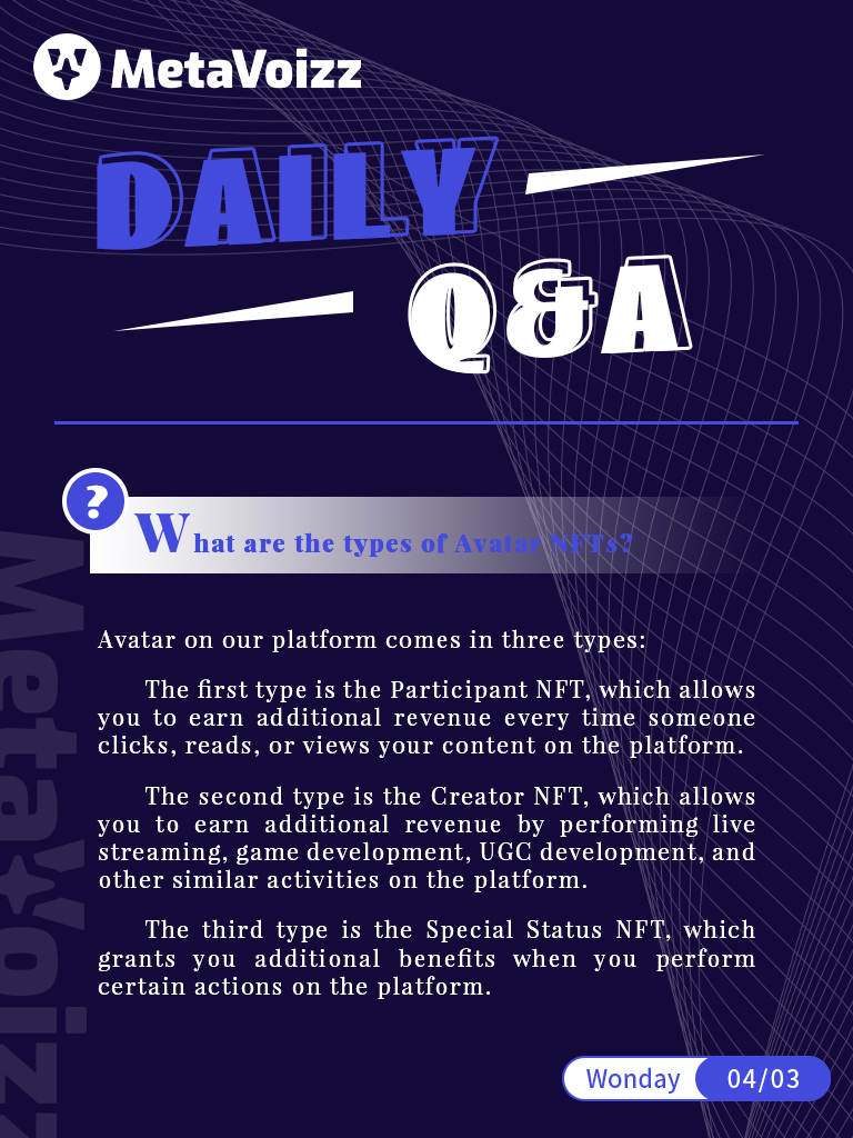 MetaVoizz on Twitter: "📢Daily Q&A #Web3"