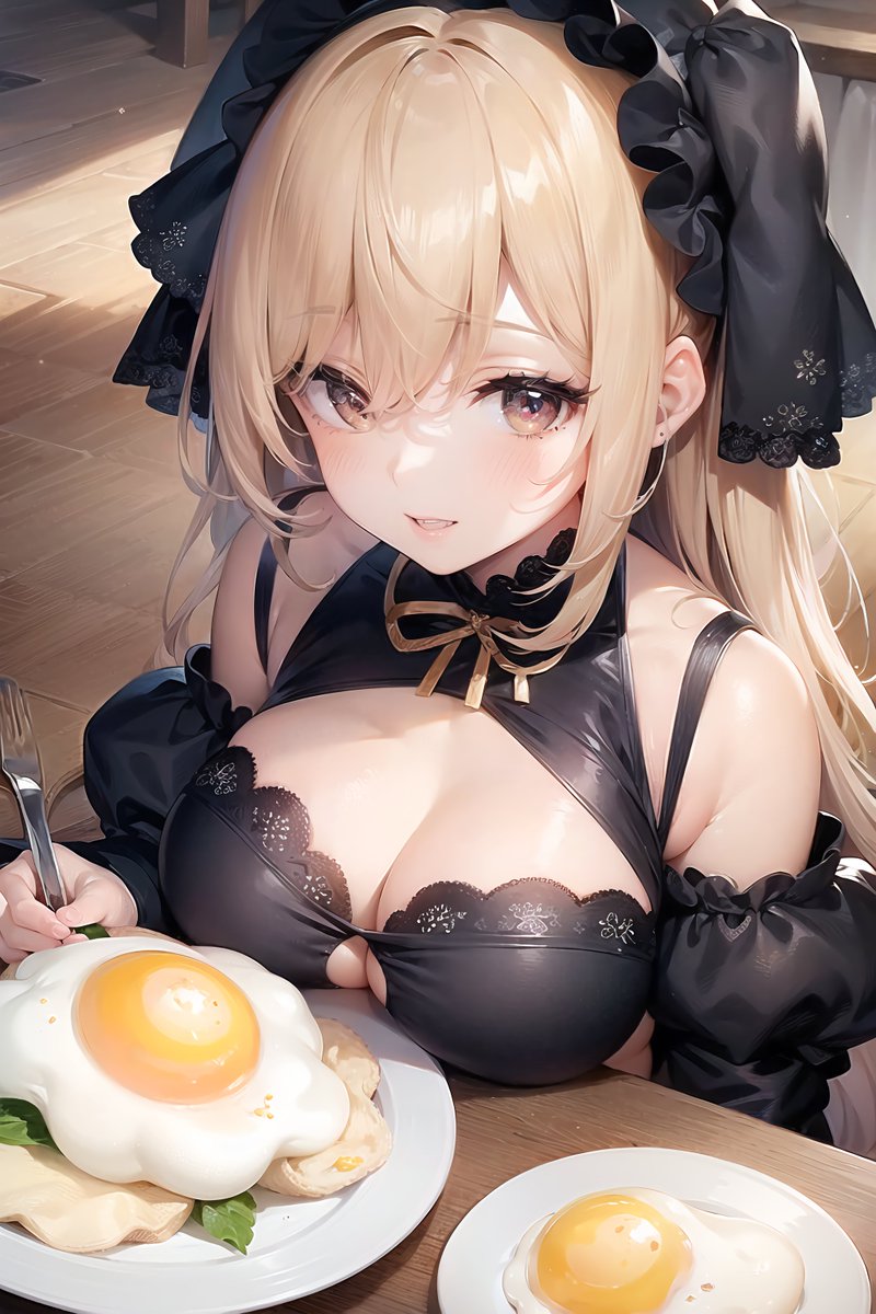 ricotte on Twitter: "gothic lolita × sunny side up https://pixiv.net/users/88863717 | ricotte # ...