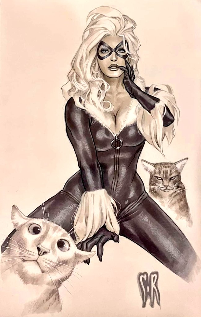 Hellfire Gala 2023 Catering 💙💛 on Twitter: "Art by Stephane Roux C2E2 2023 (The two cat ...