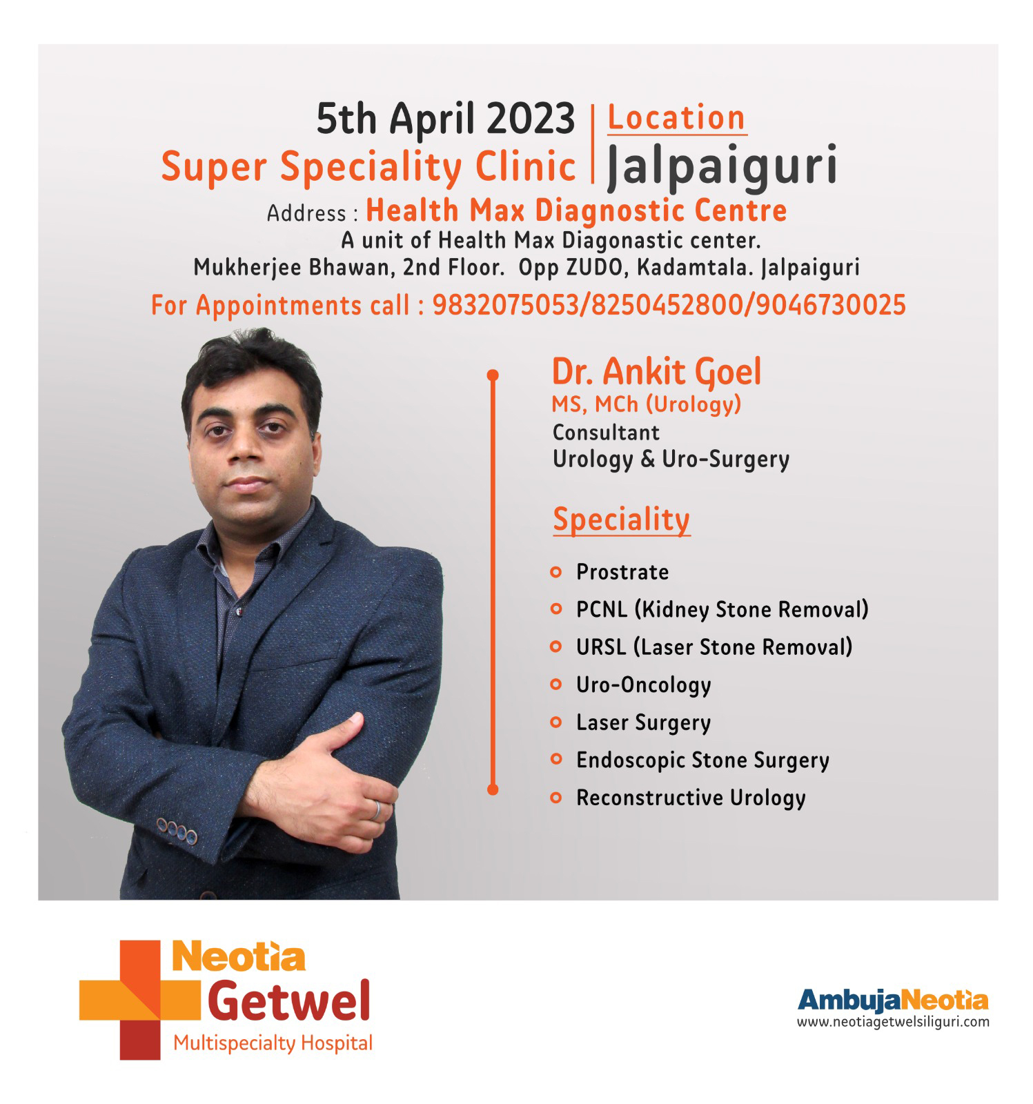 Neotia Getwel Multispecialty Hospital on Twitter: "To address any urological problems, visit our ...