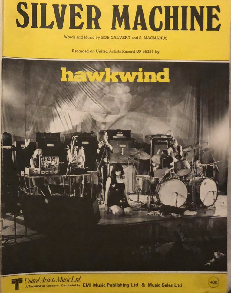 Joe Banks on Twitter: "'Silver Machine' was so popular that it was released as sheet music, and ...