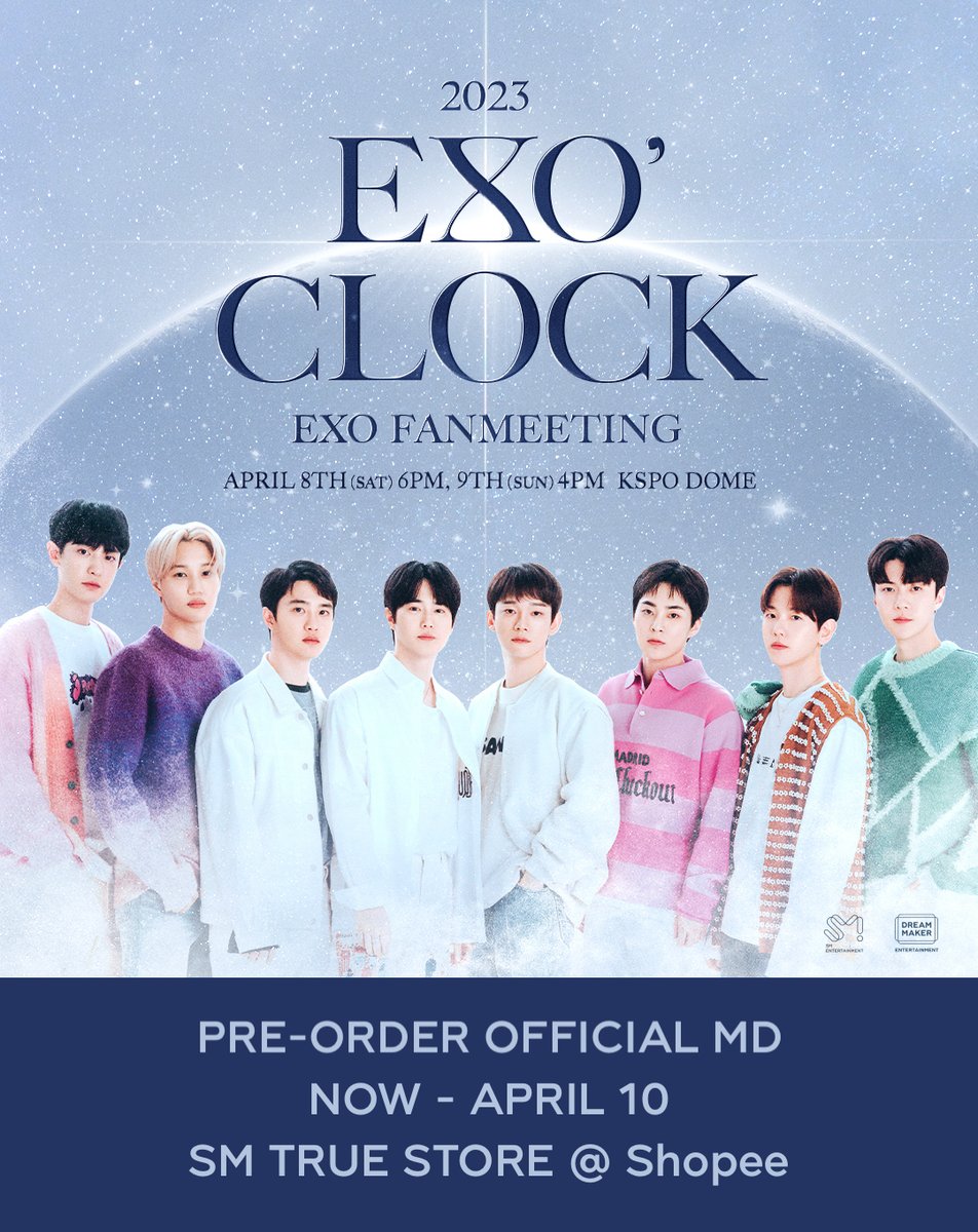 Shopee Thailand on Twitter: "เปิดพรี! 2023 EXO FANMEETING “EXO’ CLOCK” MD 🕰 💯 ออฟฟิเชียล จัดด่วน ...