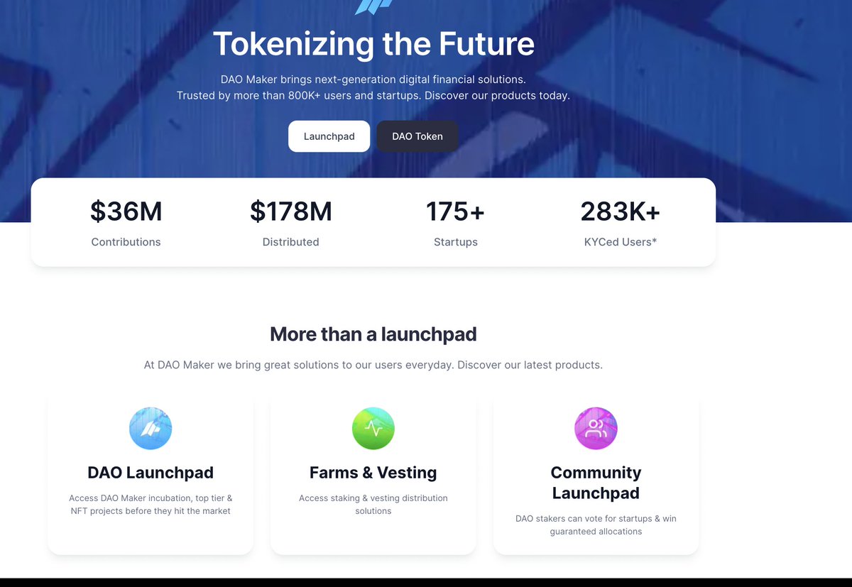 DAO Maker on Twitter: DAO Maker on Twitter: