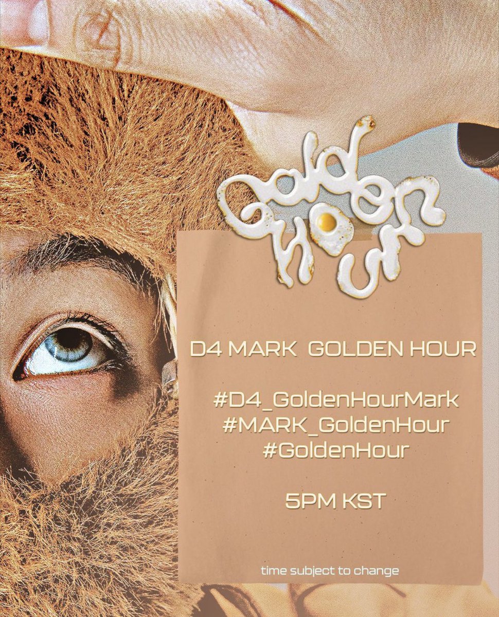 Hourly Mark Lee ̈🍳 On Twitter D4 Mark Golden Hour D4 Goldenhourmark