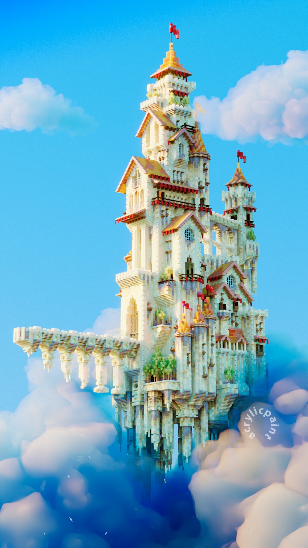 Minecraft Floating Castles