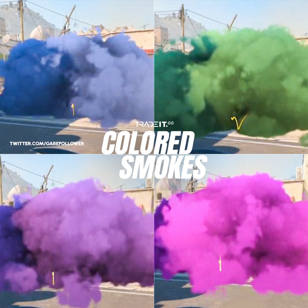 Colorful Smoke Backgrounds For Twitter