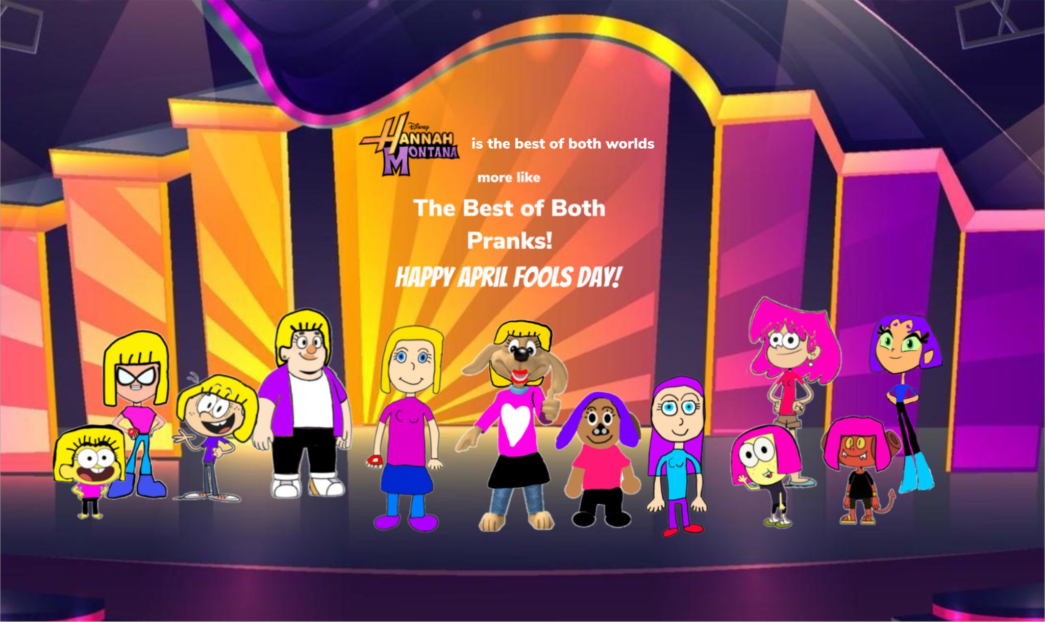 Mark Lu's Home and World on Twitter: "Back on #AprilFoolsDay all the cartoon animated crossover ...