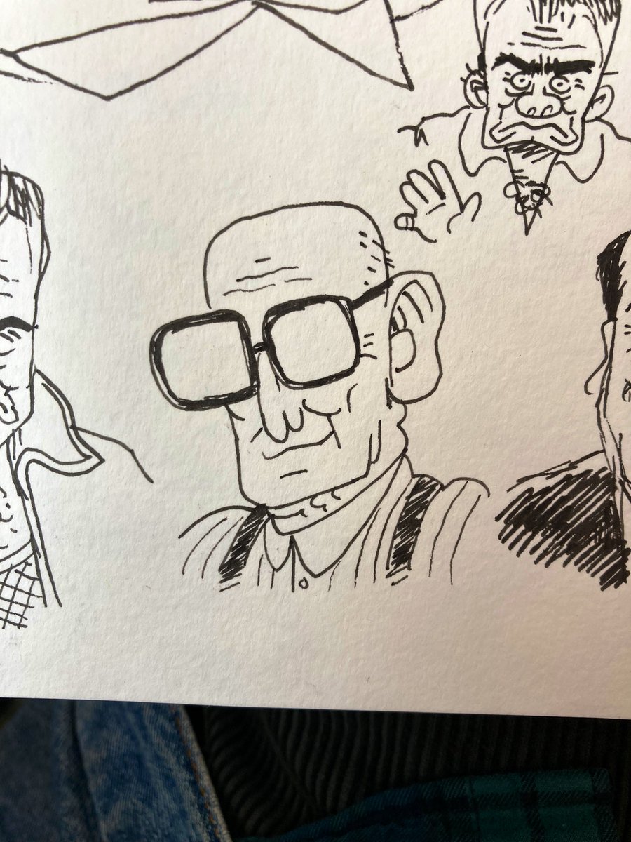 「Doodle of Uncle Junior from The Sopranos in an old sketchboo」Lucie ...