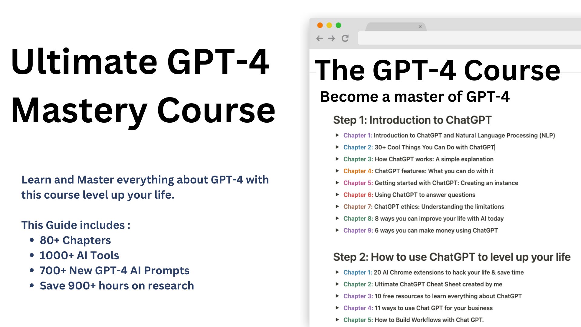 Hasan Toor on Twitter: "My Ultimate GPT-4 Mastery Course is available now for free: You will get ...