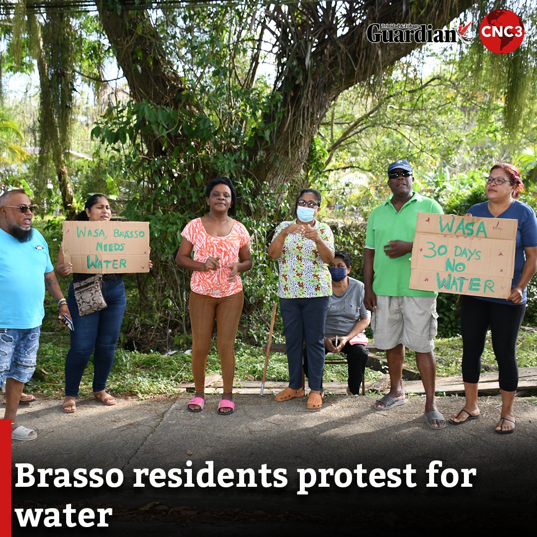 Cnc3tv On Twitter Disgruntled Residents Of Brasso In Central Trinidad