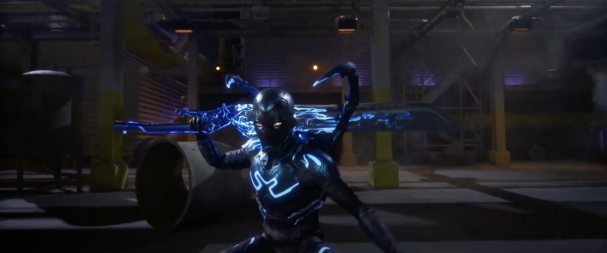 The Blue Beetle busts out a Buster Sword in first trailer https://t.co ...