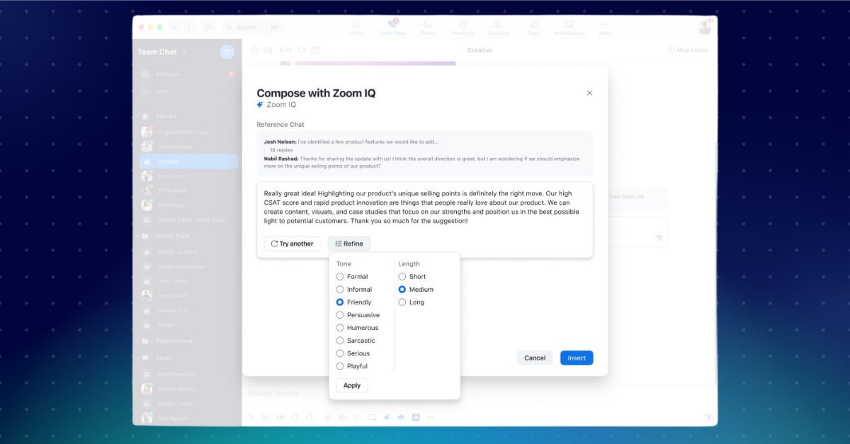 Zoom on Twitter: "The assistant we all wish we had: Zoom IQ. 🤖 Our AI-powered smart companion ...