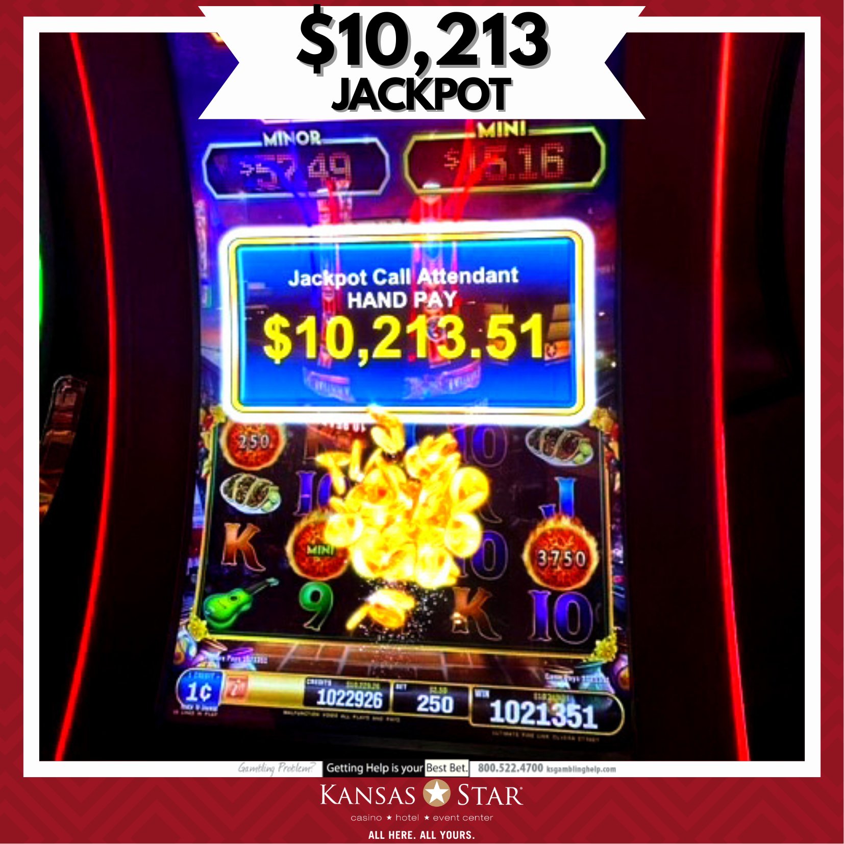 Kansas Star Casino on Twitter: "Play anything new lately? 😗 Check out these recent payouts! 🔥 ...