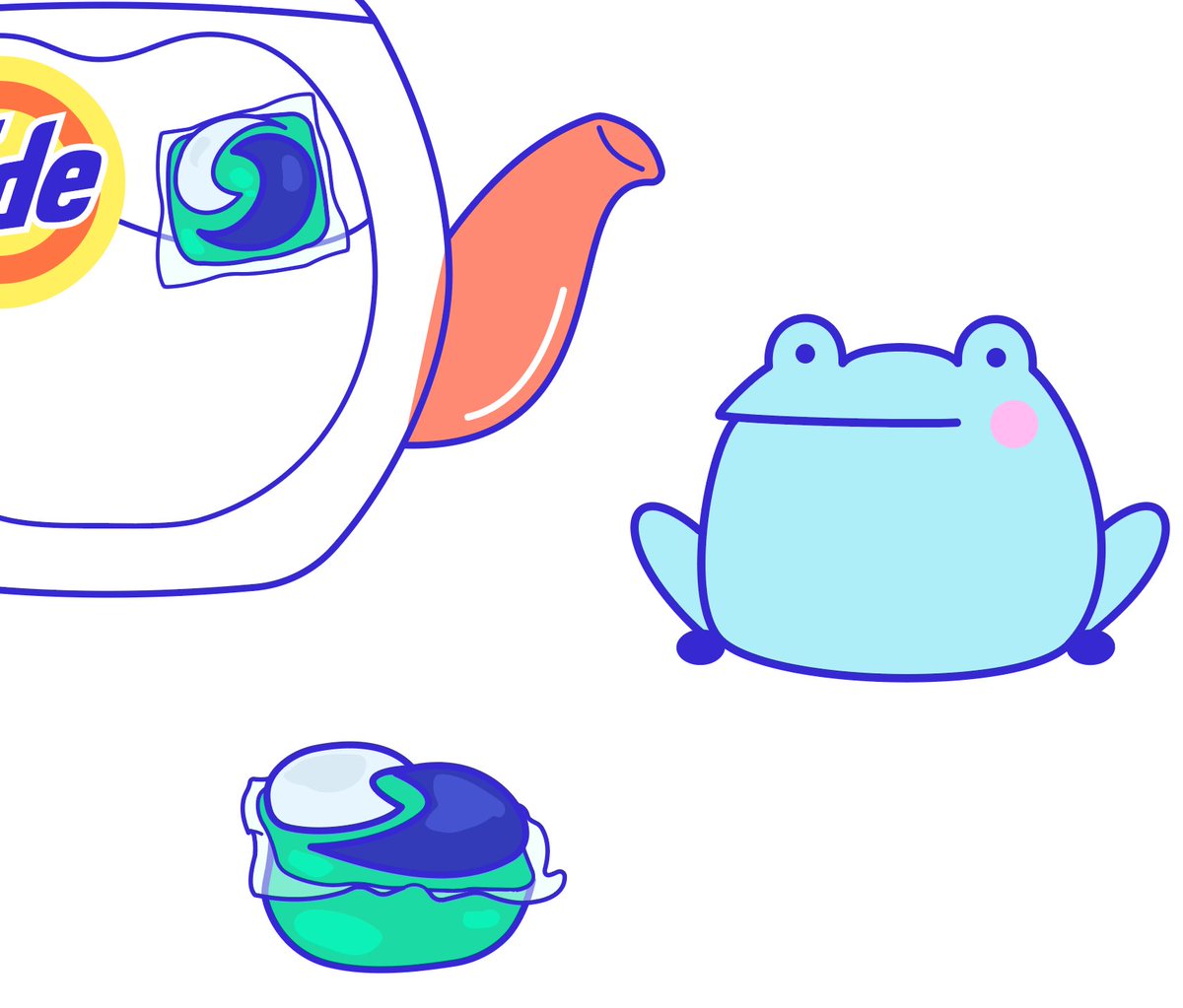 「nobody understands my brilliance 」|rachel 🐸 reichenbachのイラスト