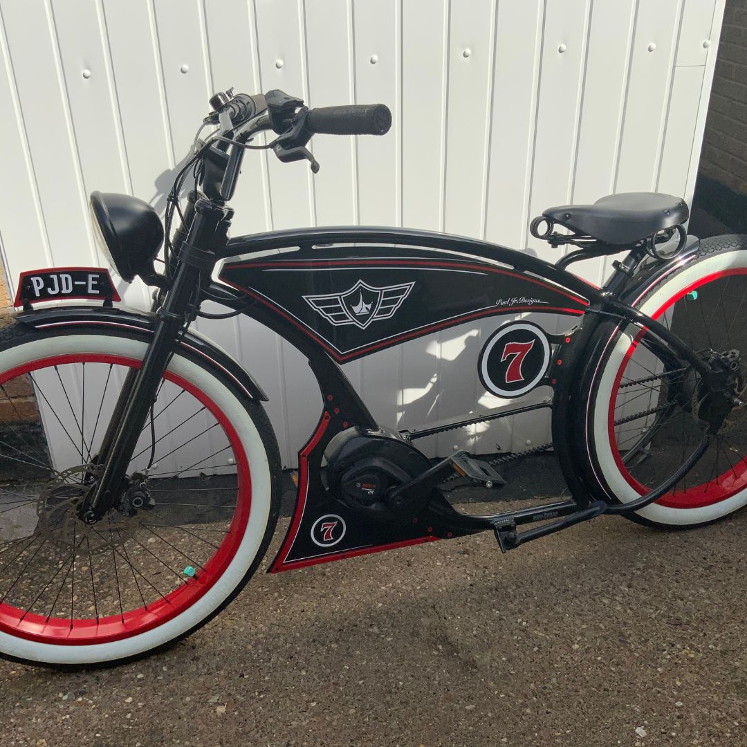 Evoke Classics on Twitter: "LIVE AT AUCTION Ruff Cycles ‘The Ruffian Black Redwall’ Lowrider E ...