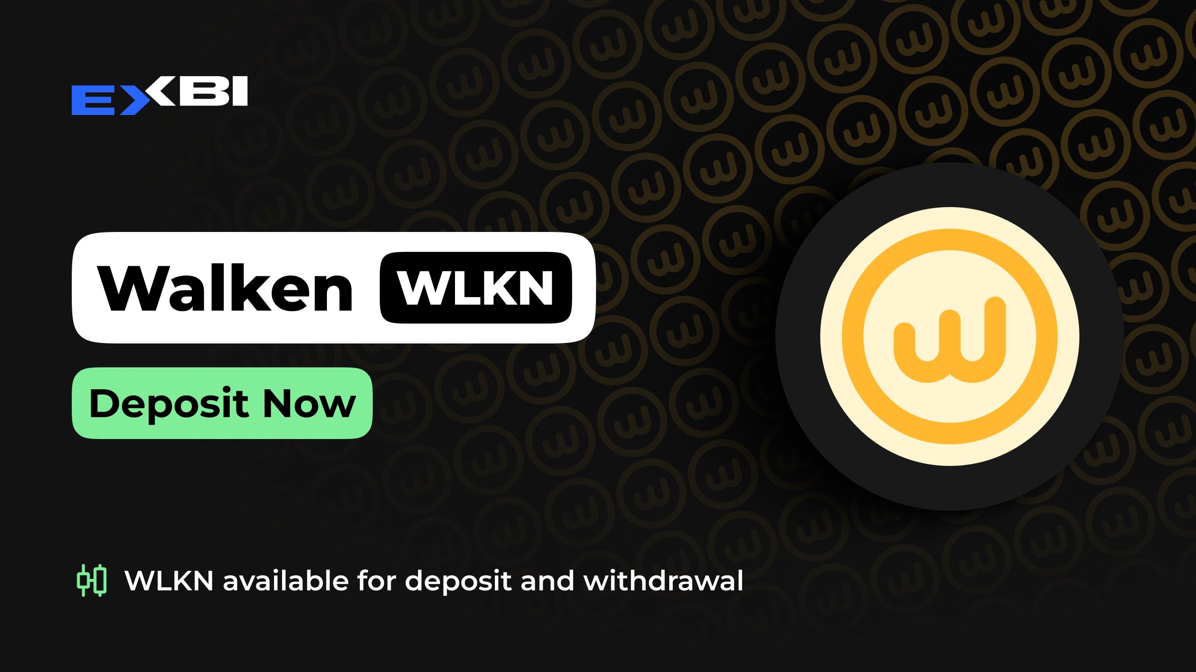 EXBI on Twitter: "$WLKN (@walken_io) is LIVE on EXBI 🎉 Deposits & withdrawals: Now open 🚀 👉 ...