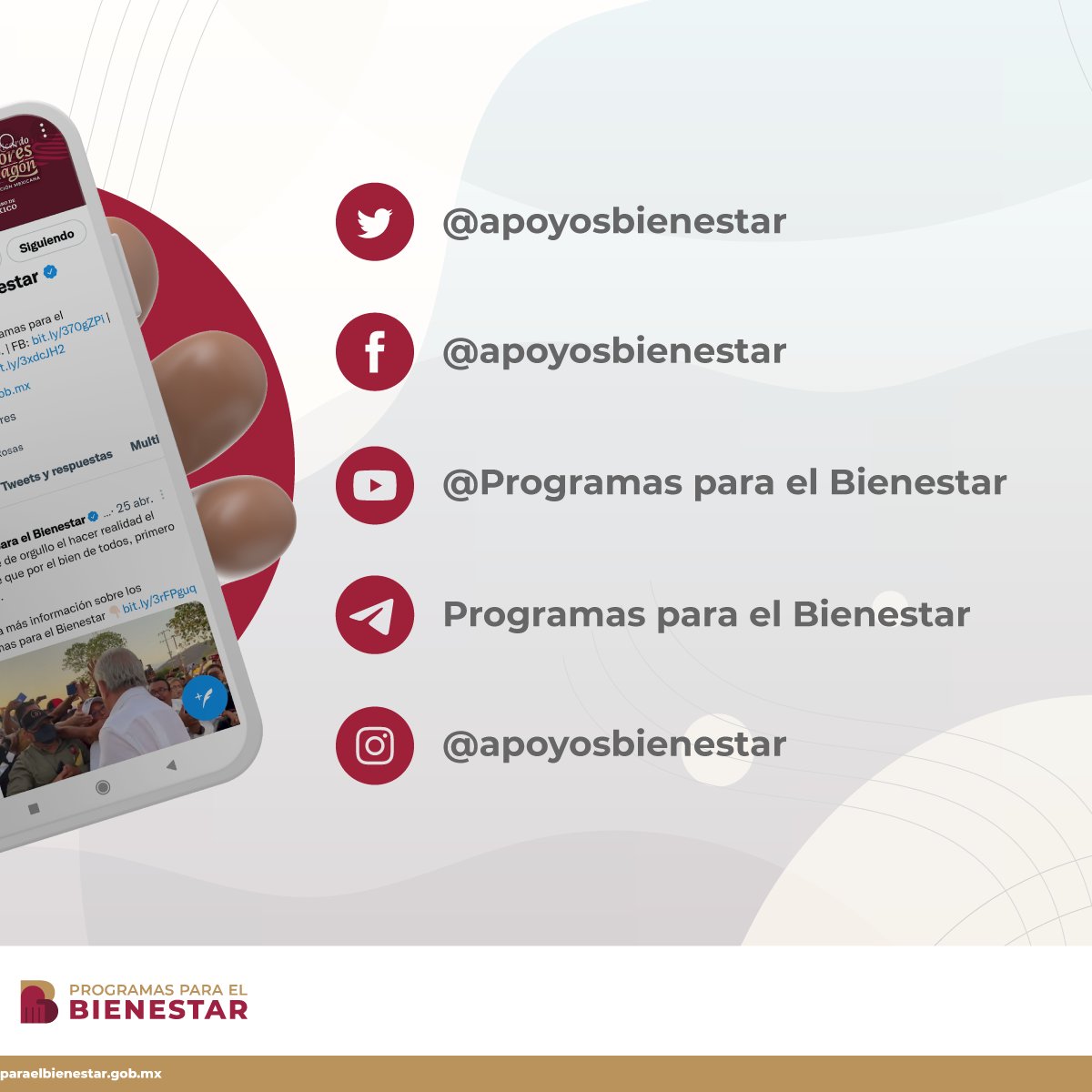 Programas para el Bienestar on Twitter: "¿Ya conoces nuestro canal de YouTube🎞? Visita https ...