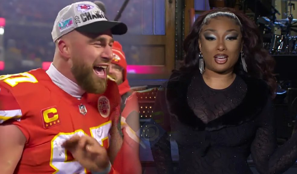 SMASH BLOCK T.V. on Twitter: "NFL Star Travis Kelce Meg Thee Stallion Romance? Flew Her Out To ...