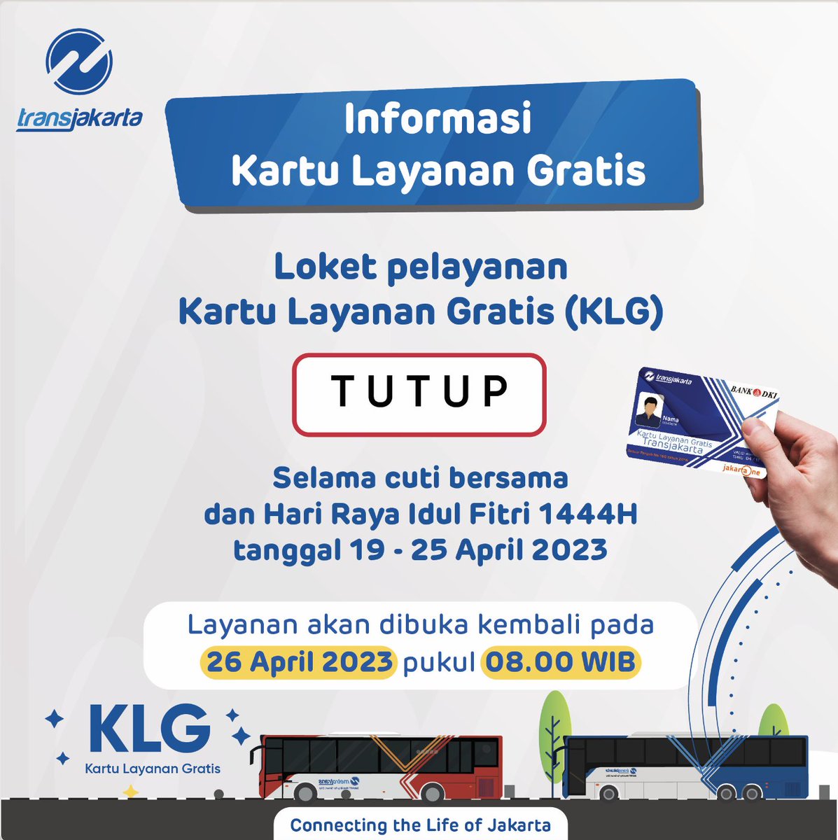 Transportasi Jakarta on Twitter: "Bagi pelanggan yang ingin melakukan pendaftaran kartu ...