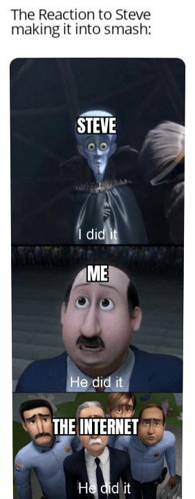 馃拵 鉀忥笍 Minecraft Memes 鉀忥笍 馃拵 On Twitter Steve Making It Into Smash In A